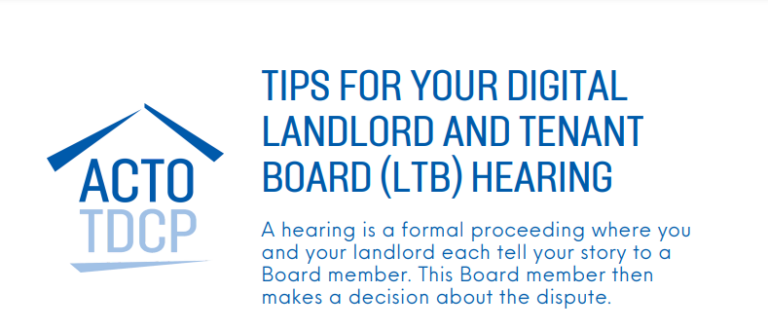Tips for your digital Landlord and Tenant Board (LTB) hearing ...
